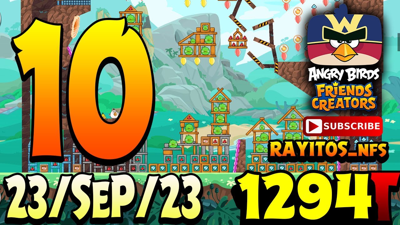Angry Birds Friends Level 10 Tournament 1294 Highscore POWER-UP ...