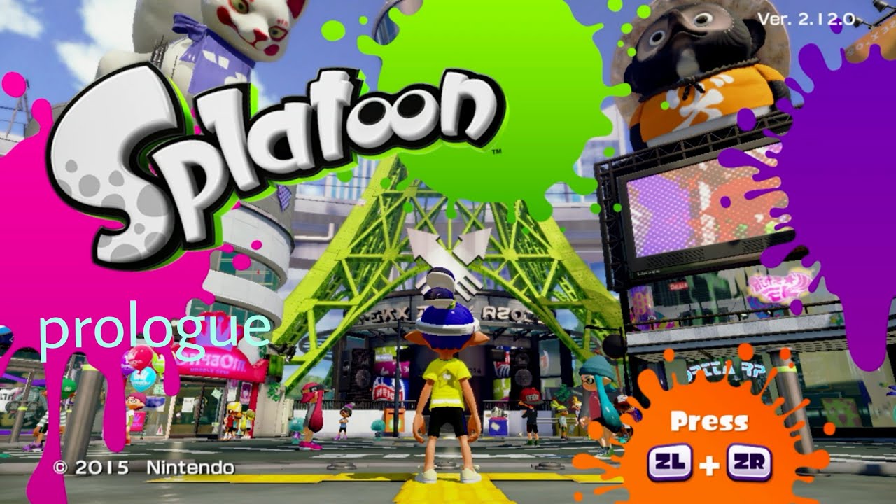 Splatoon 1 part 0 -Prologue | The beginning of my journey to Splatoon 3 ...