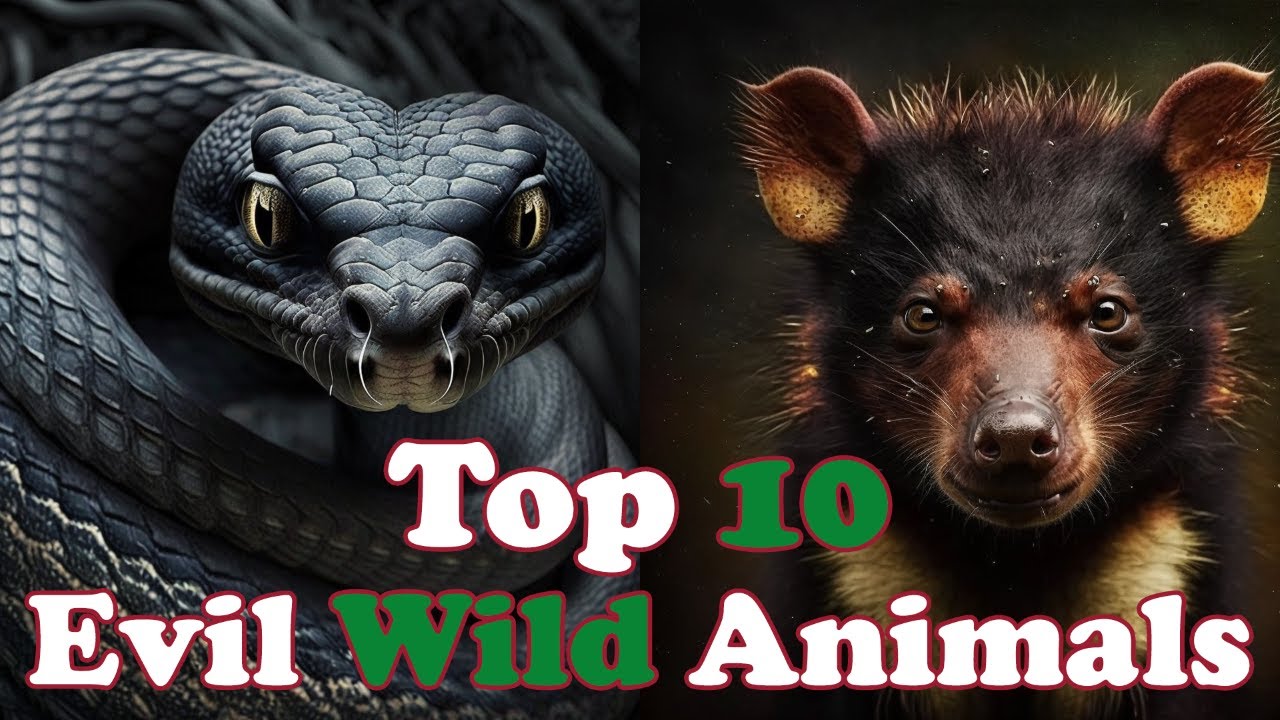 Top 10 Evil Wild Animal - YouTube