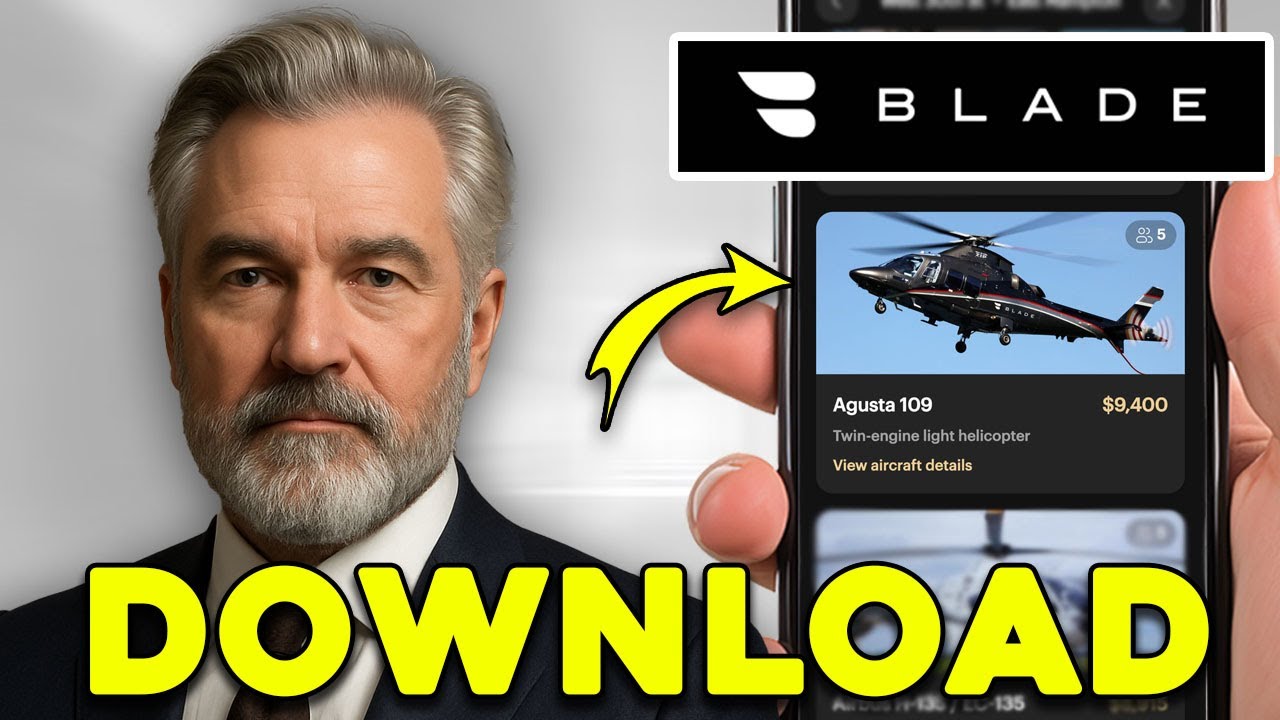 How to Install Blade App To Book a Private Flight - YouTube