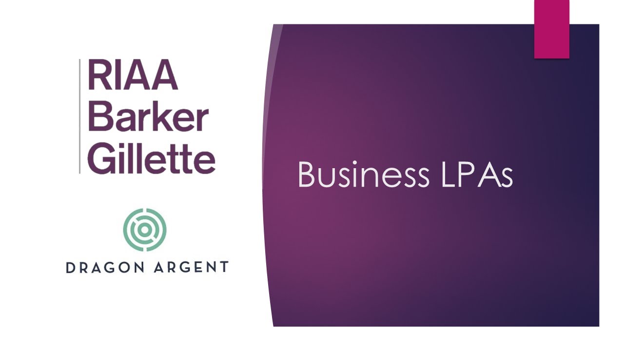 Business LPAs - YouTube