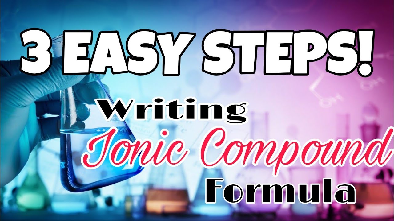 Writing Ionic Compound Formula - YouTube