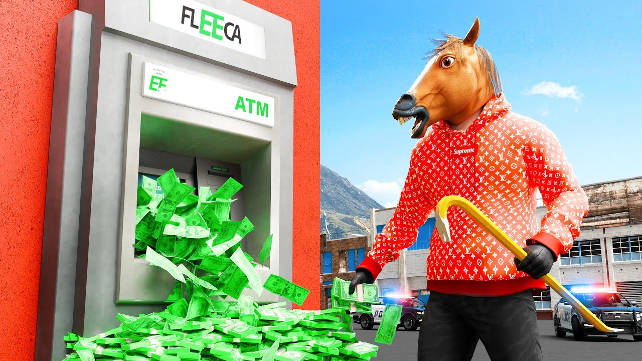Robbing Every ATM Machine In GTA 5 RP - YouTube
