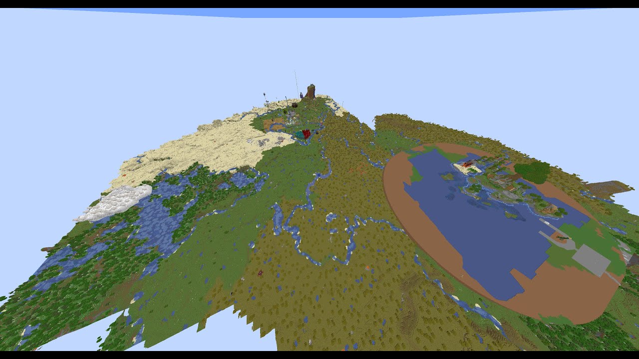World Tour of my 5 Year Old Minecraft World. - YouTube