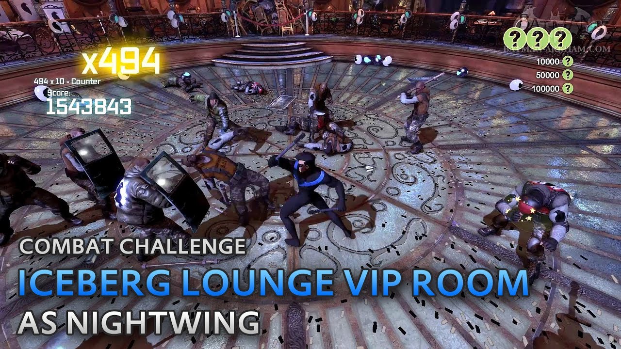 Batman: Arkham City - Iceberg Lounge VIP Room [as Nightwing] - Combat ...