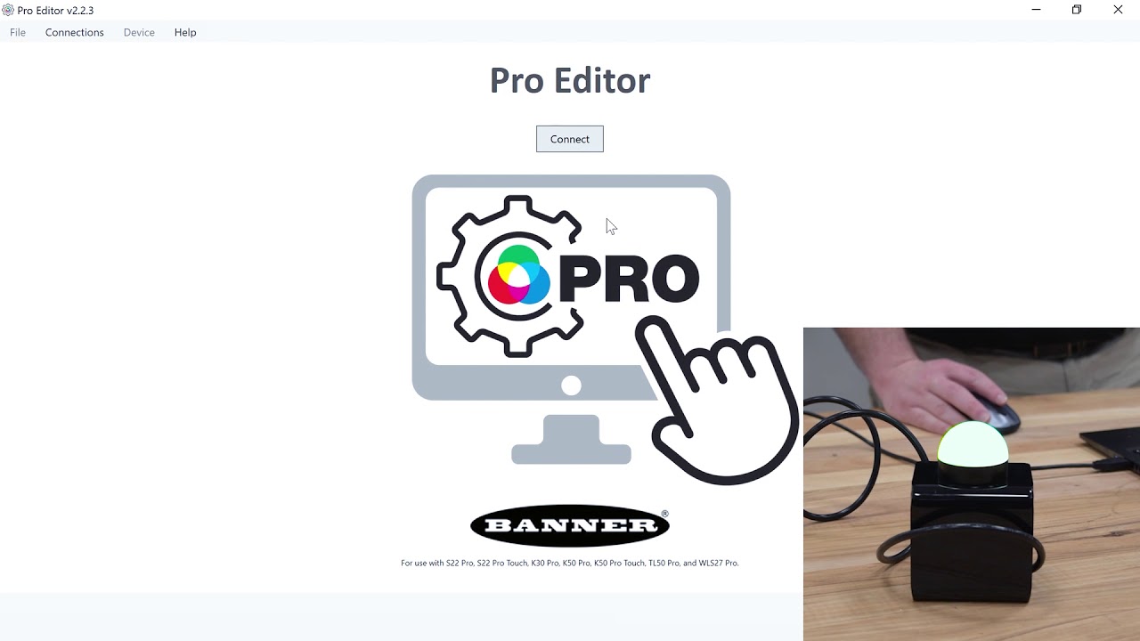 Banner Pro Editor Lights & Software - YouTube
