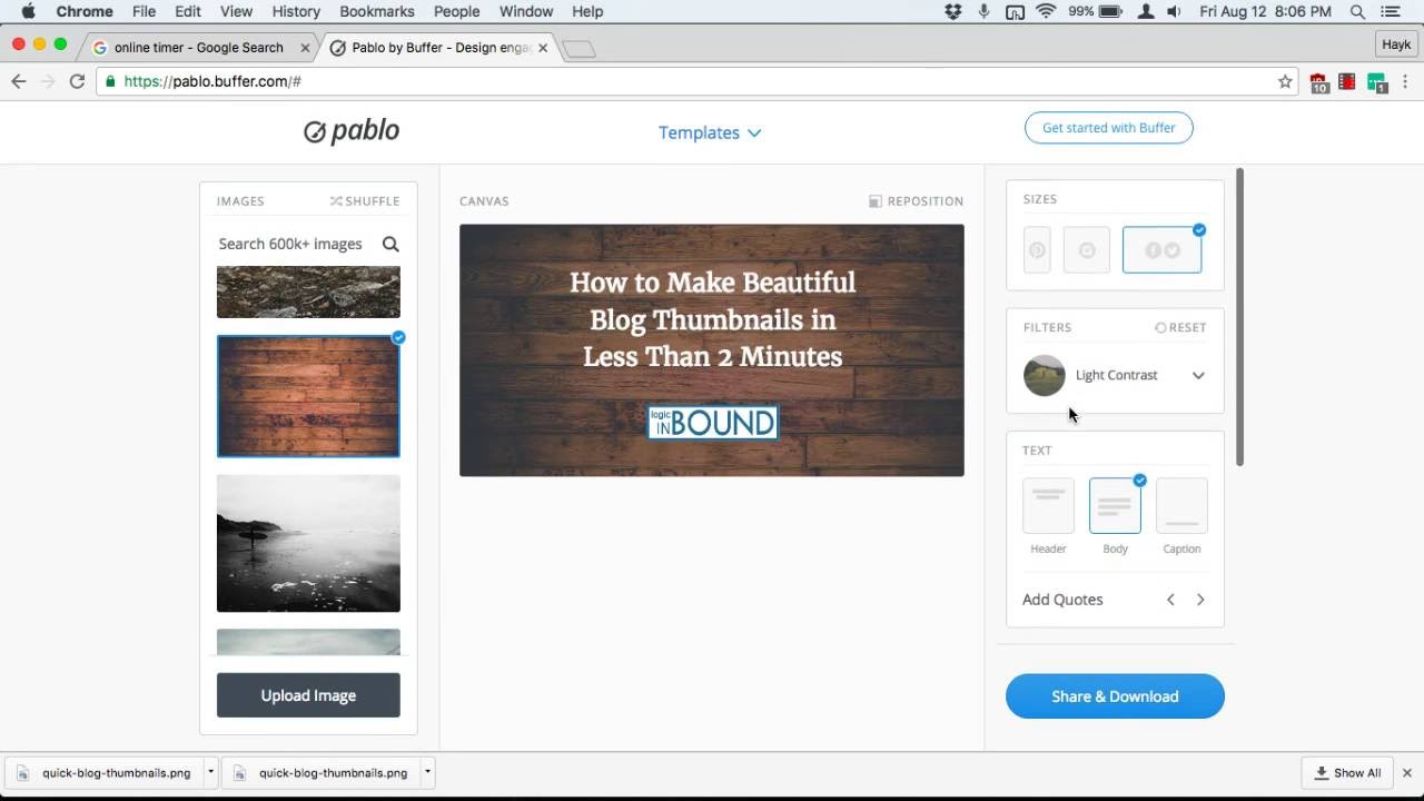 How to Make Impressive Blog Thumbnails in 2 Minutes - YouTube
