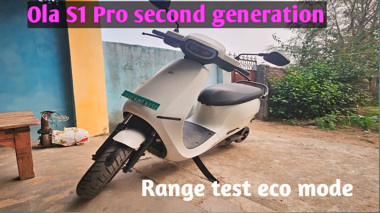 ola S1 Pro second generation range test eco mode - YouTube
