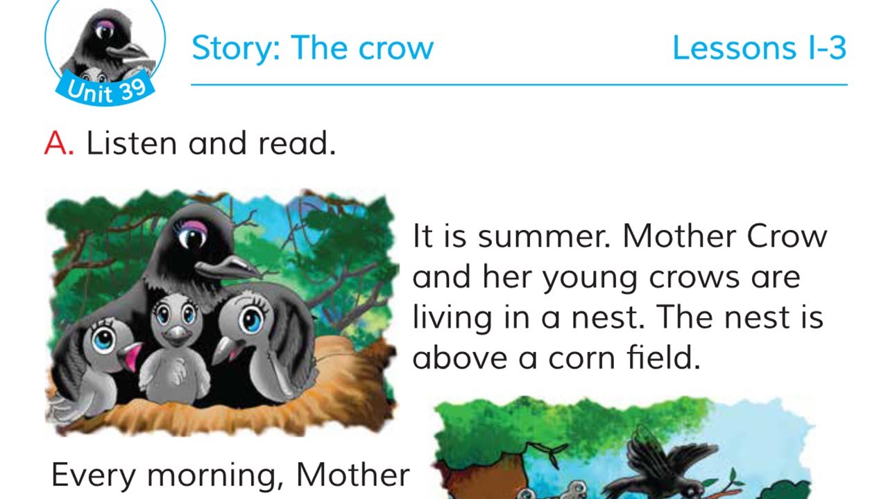 Class 3 English | Unit 39 | Story: The crow - YouTube