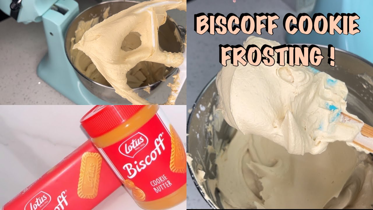 Biscoff Cookie Frosting | Biscoff Frosting | Biscoff Buttercream - YouTube