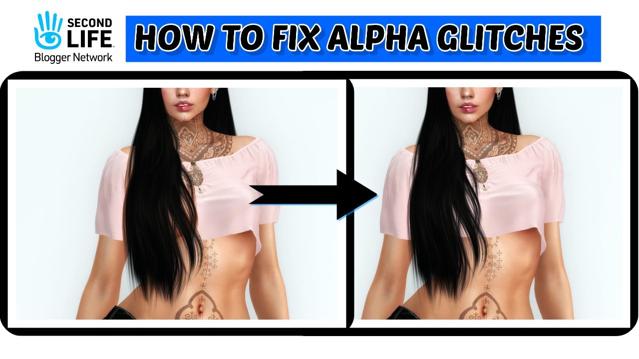 How to FIX ALPHA GLITCH in SECOND LIFE 2023 TUTORIAL - YouTube