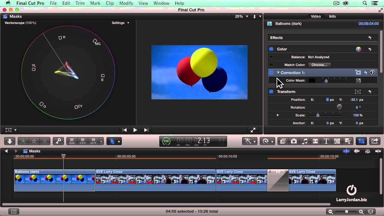 Mastering Color Board Color Presets (Final Cut Pro X) - YouTube