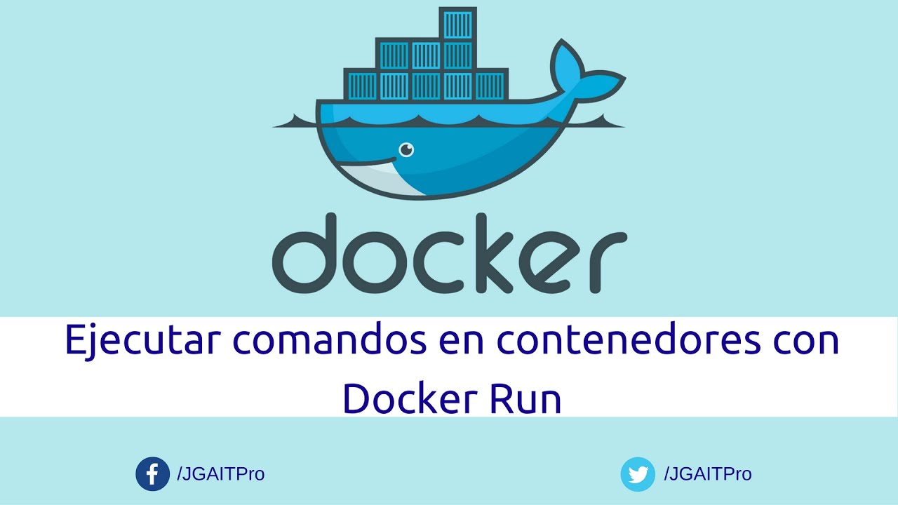 Ejecutar comandos en contenedores con Docker Run - YouTube