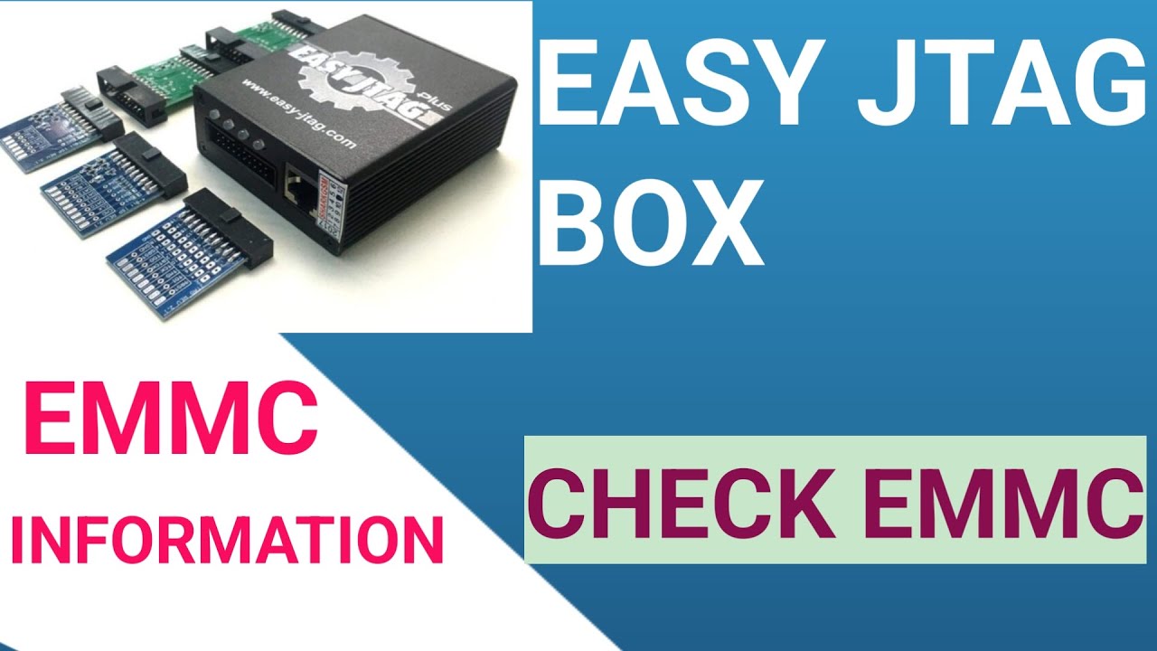 How to use easy jtag ! Easy jtag box check emmc ! Samsung A13 emmc ...