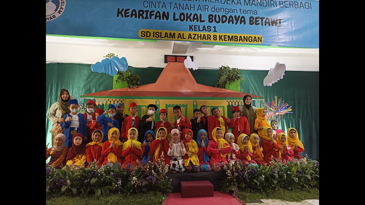 Kelas 1 SD Islam Al Azhar 8 Kembangan Berbagi Cinta Tanah Air - YouTube