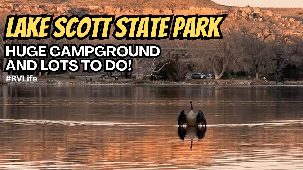 Lake Scott State Park and Campground Tour - YouTube