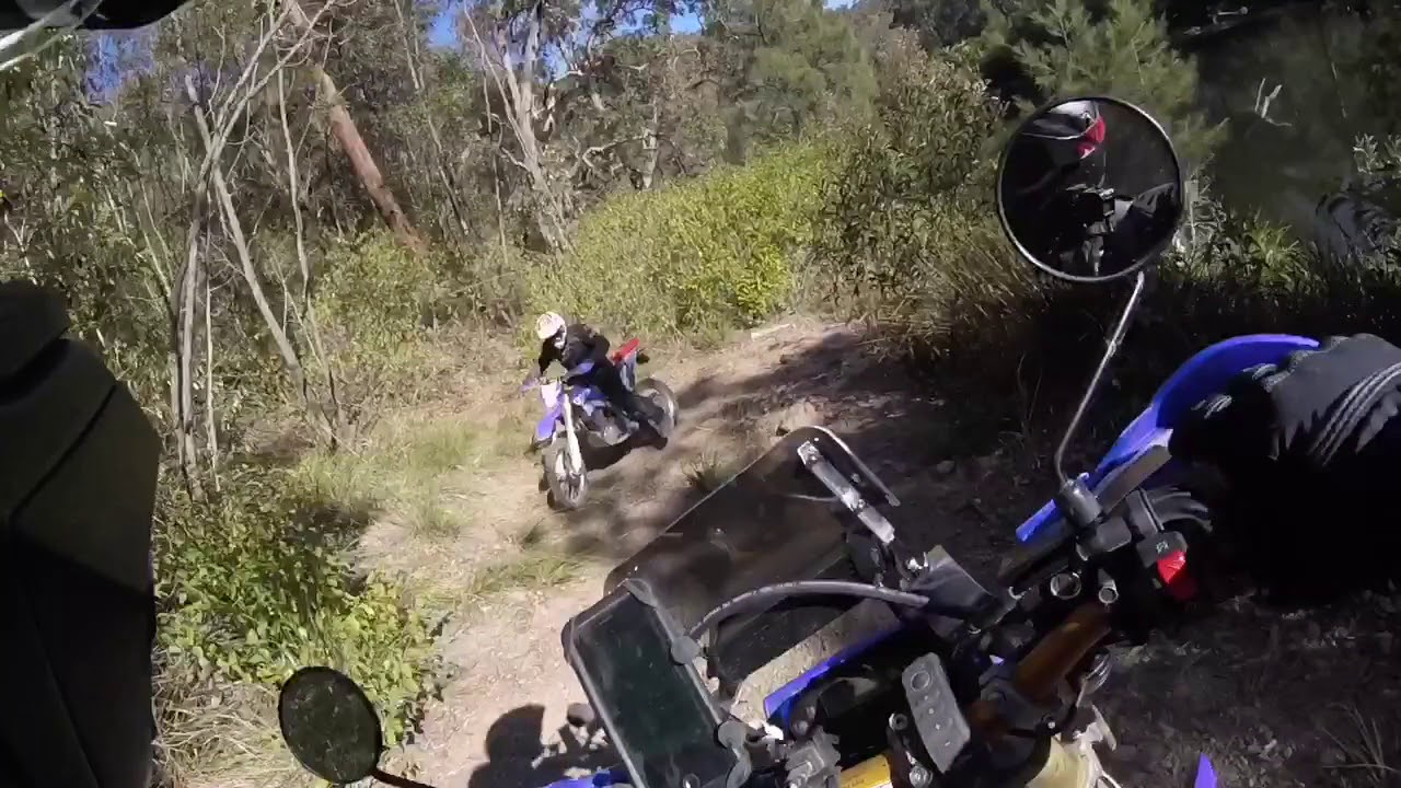 Exploring the red rock mine site Wr250r - YouTube