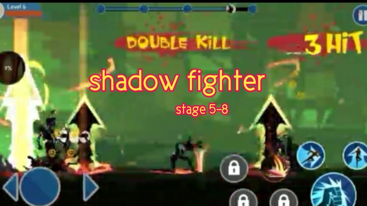 Game offline Shadow fighter || stage 5-8 - YouTube