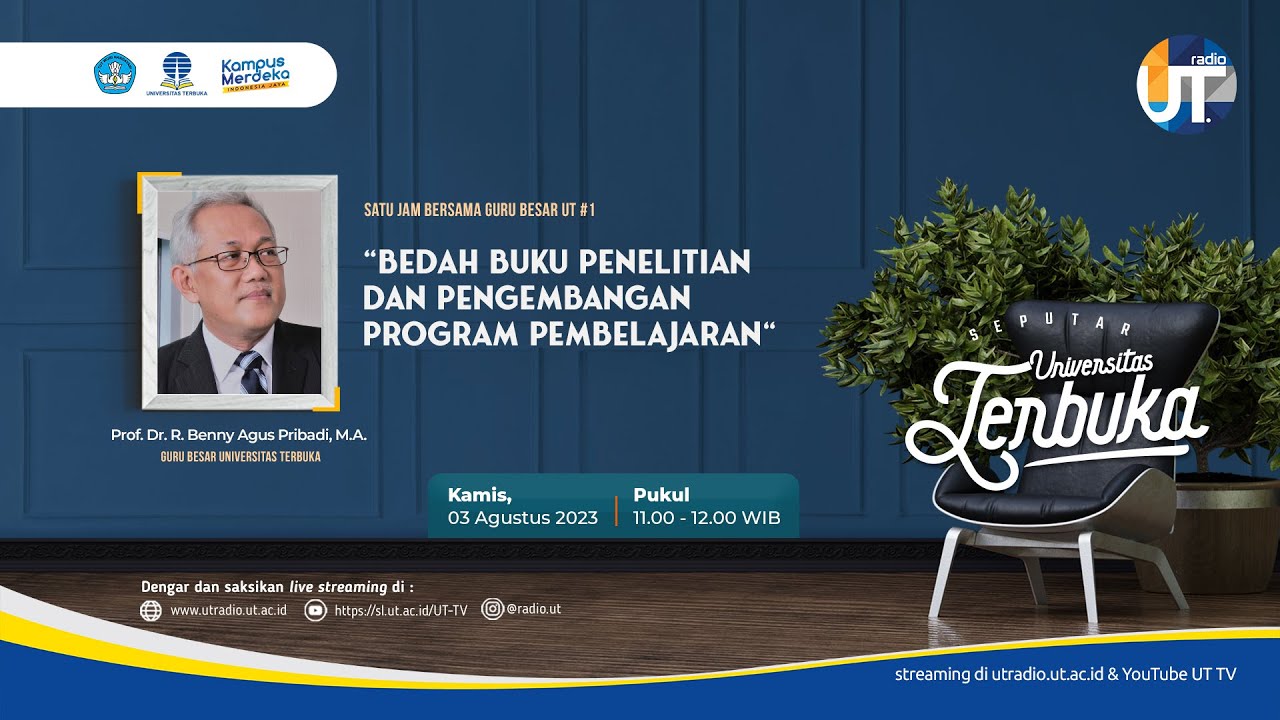 Satu Jam Bersama Guru Besar UT #1 Bedah Buku Penelitian dan ...