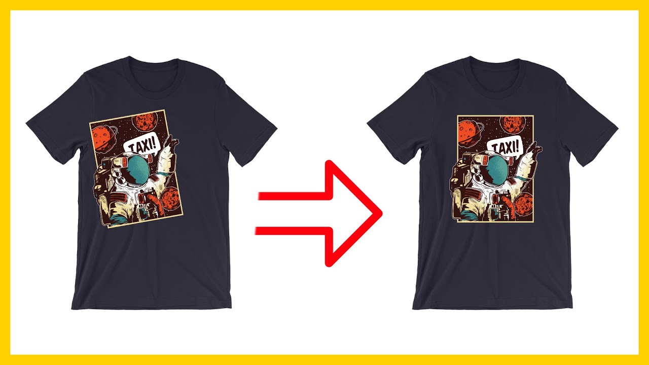 How To Align DTF Or Vinyl Transfers On A T-Shirt Using Only A String ...