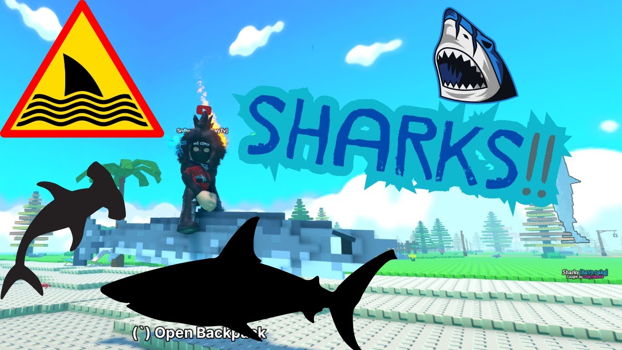 I Grew OP *SHARKS!!!* IN Grow A Fish Pond [ROBLOX] - YouTube