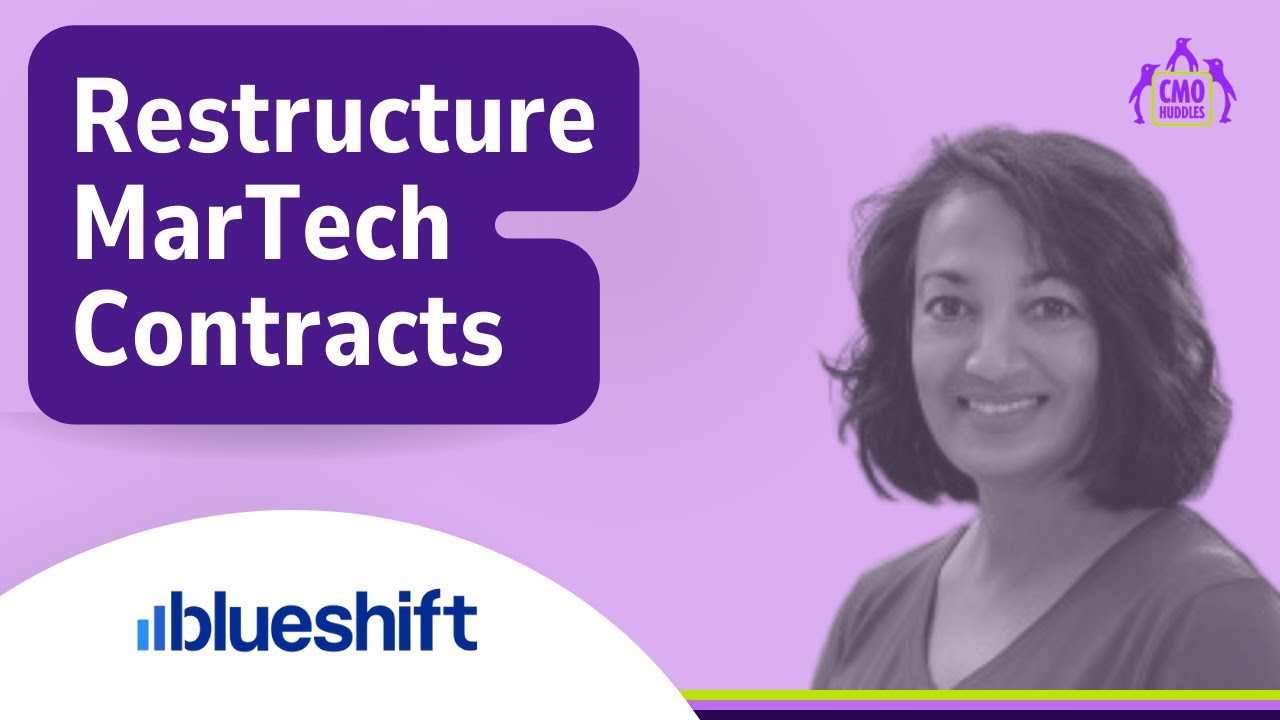 Restructure MarTech Contracts | Janet Jaiswal, VP of Marketing, Blueshift - YouTube