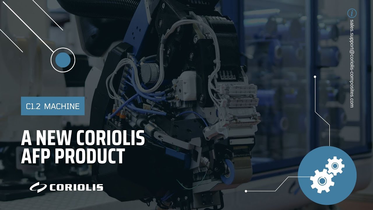 C1.2 : New AFP Coriolis Composites machine - YouTube