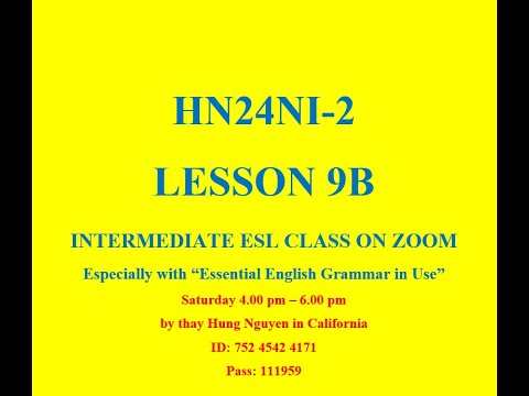 NI 2 LESSON 9B - YouTube