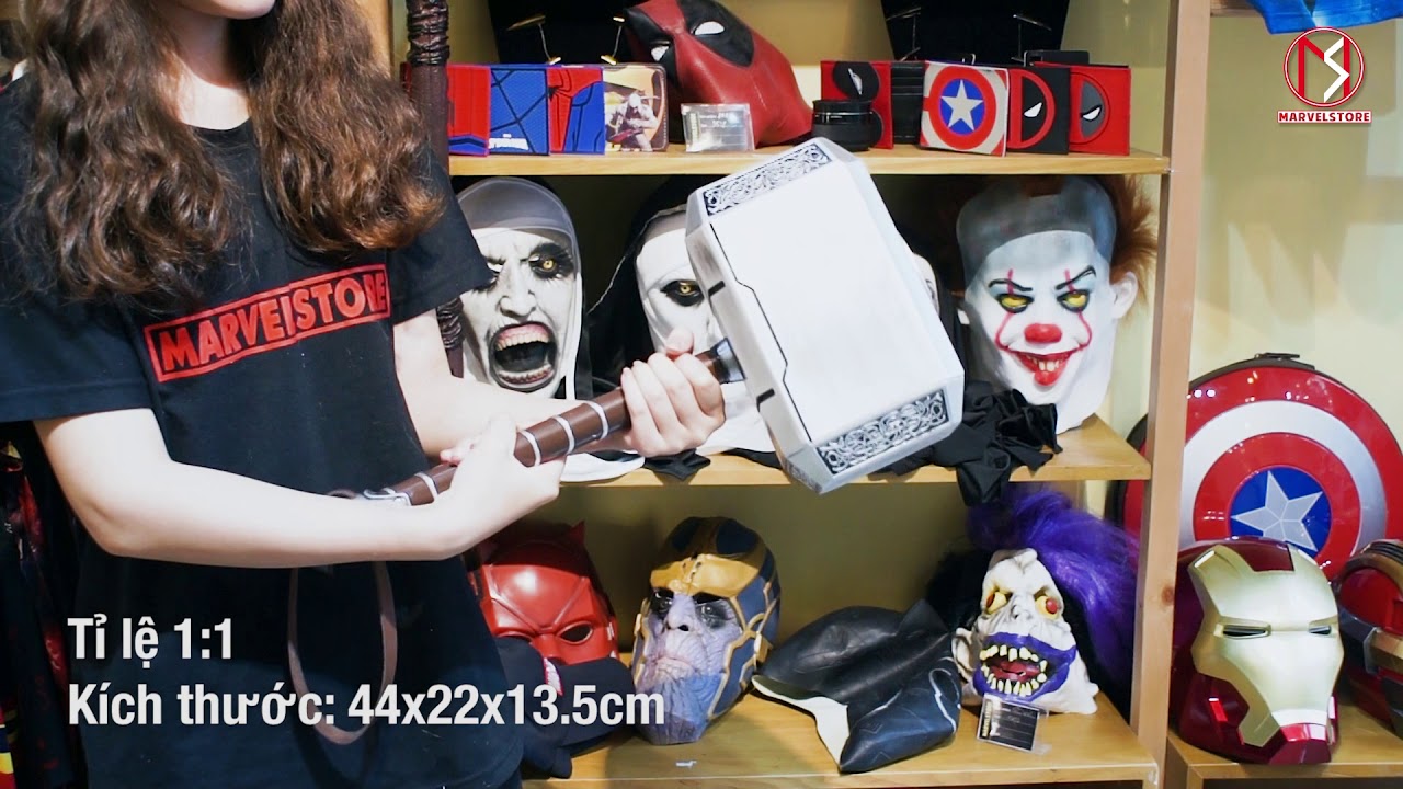 Búa Thor Mjolnir 1:1 | Thor Hammer Mjolnir 1:1 Replica - YouTube