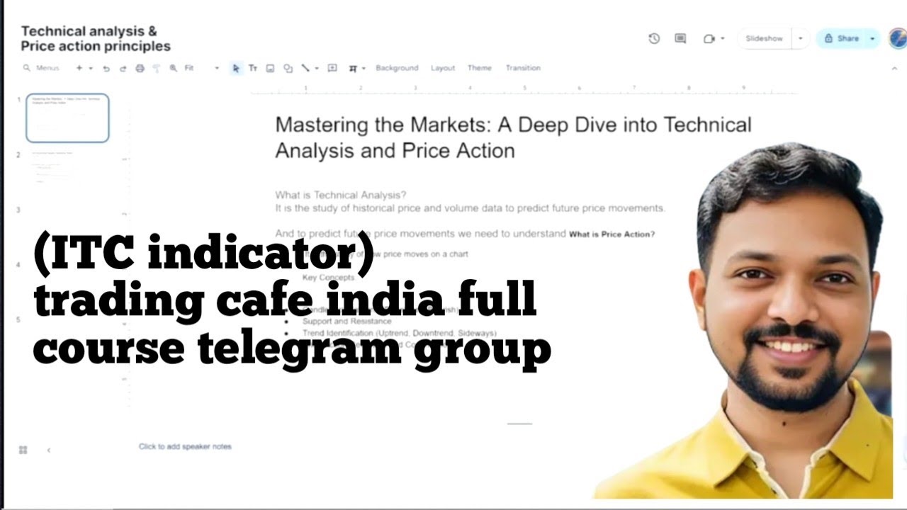 ITC indicator|| trading cafe india|| full course telegram group ...