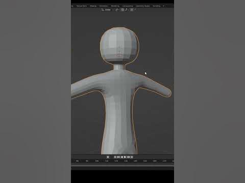 How to make simple character - Blender tutorial - YouTube