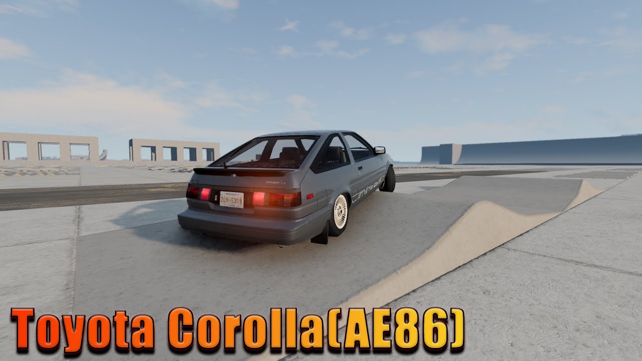 Toyota Corolla(AE86)-BeamNG Drive(#1697) - YouTube