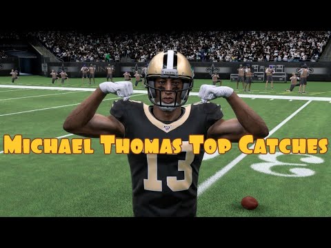 MADDEN 21 Michael Thomas BEST CATCHES COMPILATION!! CRAZY ONE HANDED ...