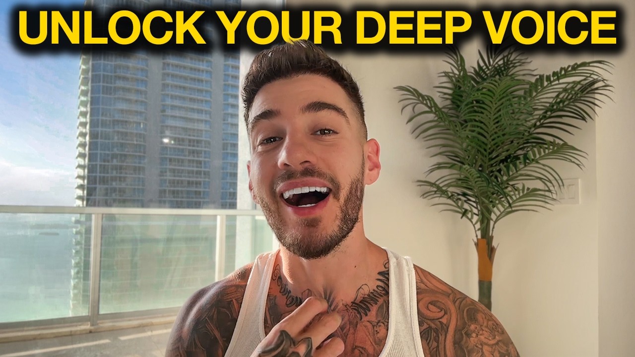 How to Get a DEEP Voice (NO BS) - YouTube