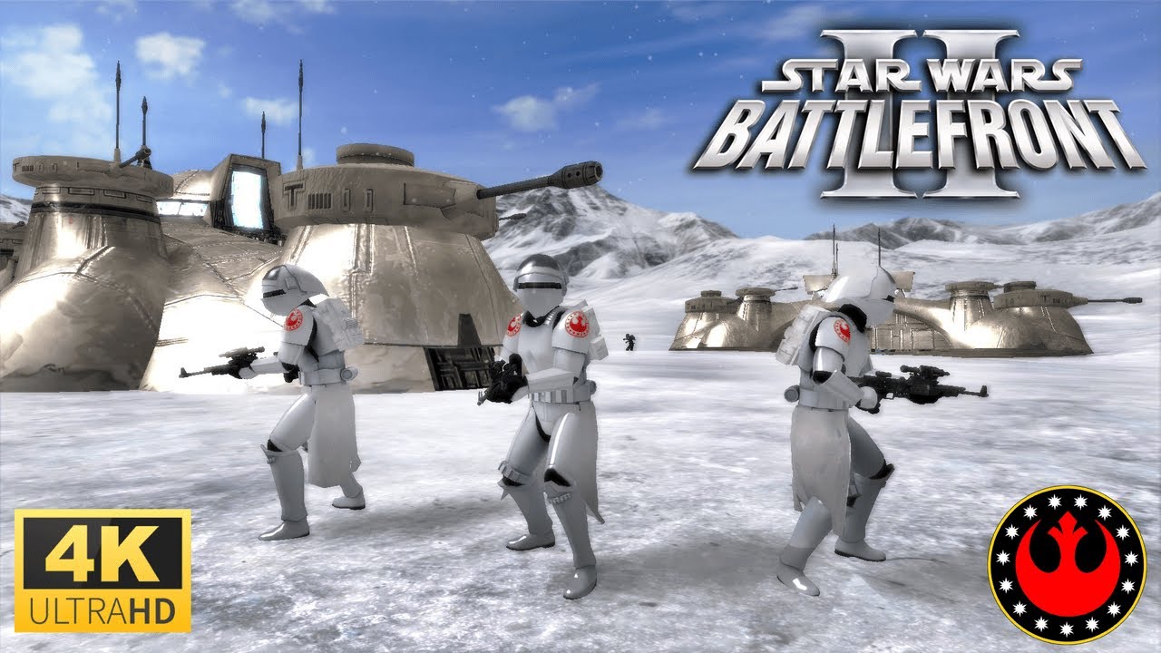 Star Wars Battlefront II (2005) Expanded The PostEndor Era assault Hoth ...