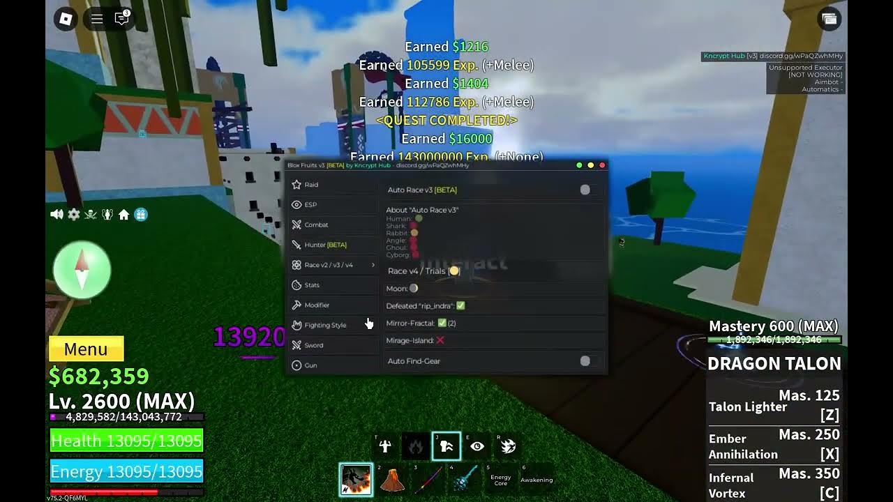 New best script in blox fruits 2024 dragon update KNCRYPT HUB link in the comments pastebin ...