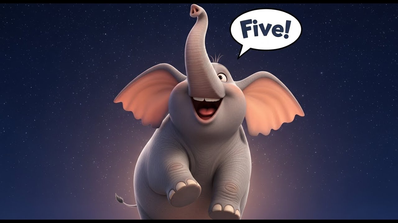 Five Little Elephants Learned to Count | Best Nursery Rhymes and Kids ...