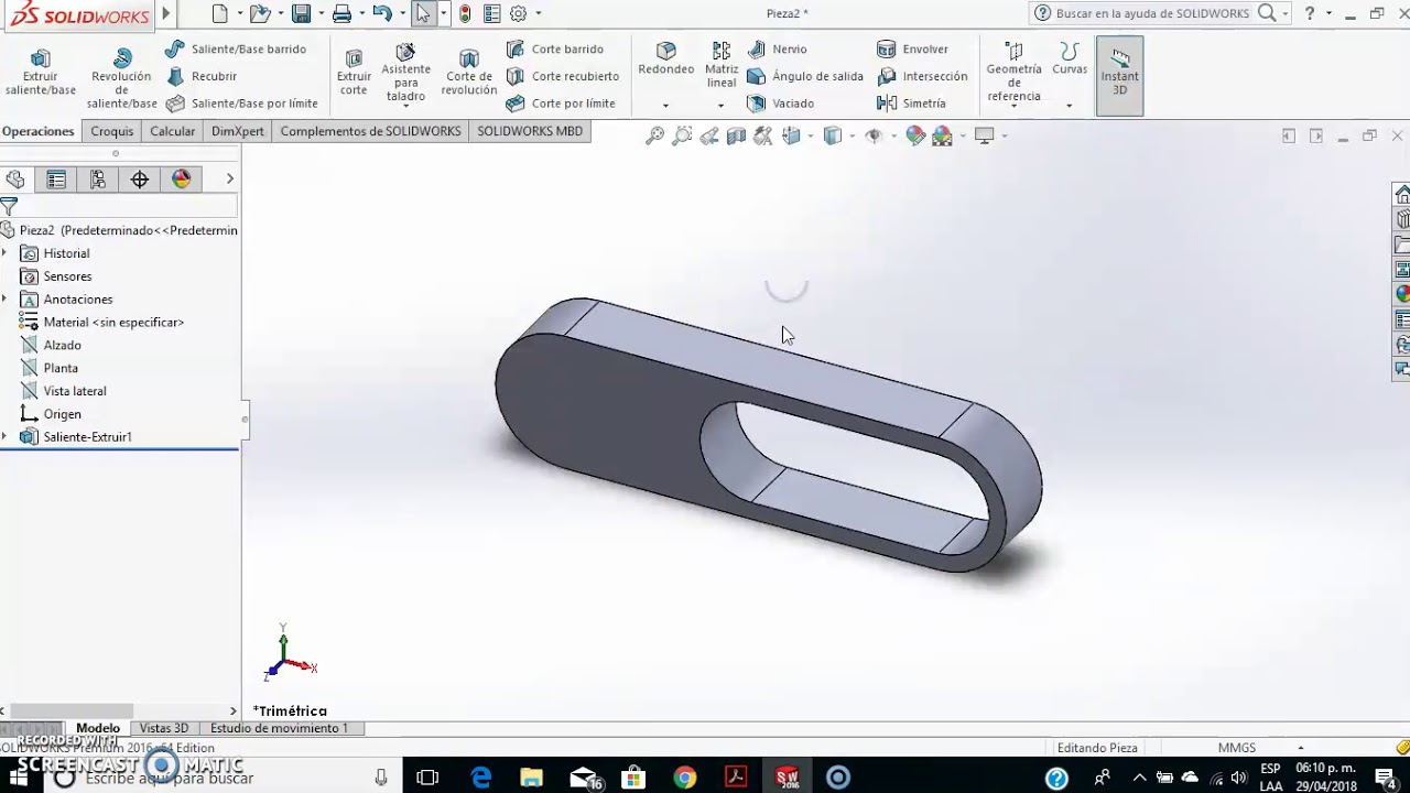Practica 6 SolidWorks - YouTube