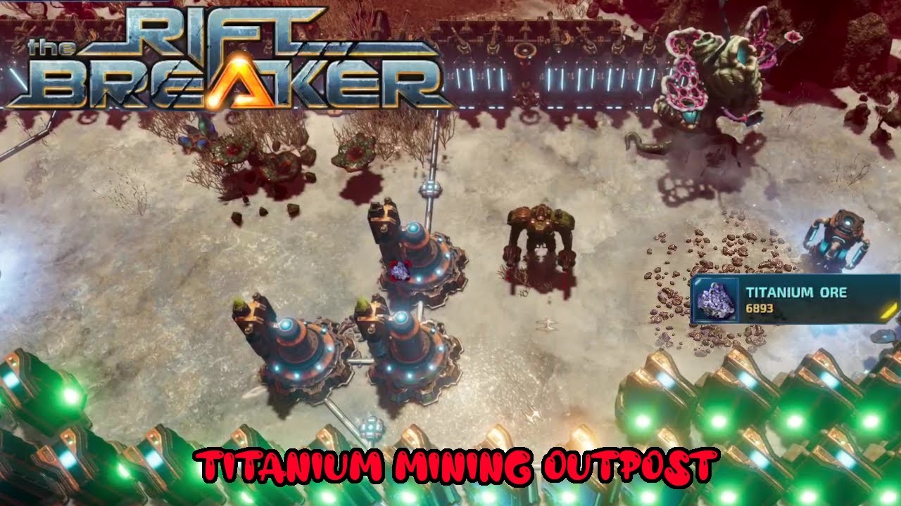 Titanium Mining Outpost | The Riftbreaker | Ep 14 | #gaming # ...