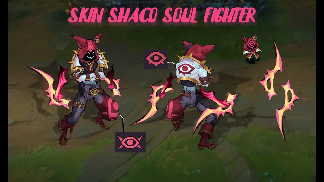 shaco soul fighter skin - League of legends - YouTube