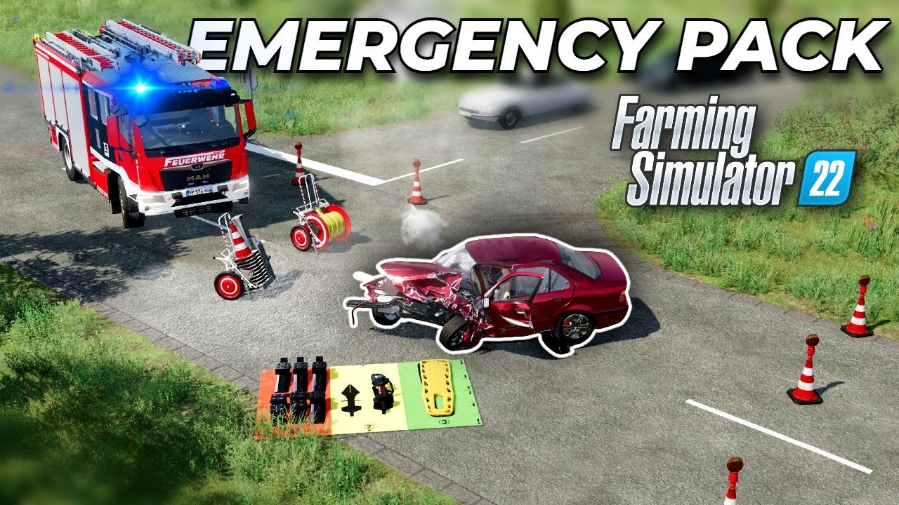 FS22 EMERGENCY PACK con MISSIONI VERE è ARRIVATO! - YouTube