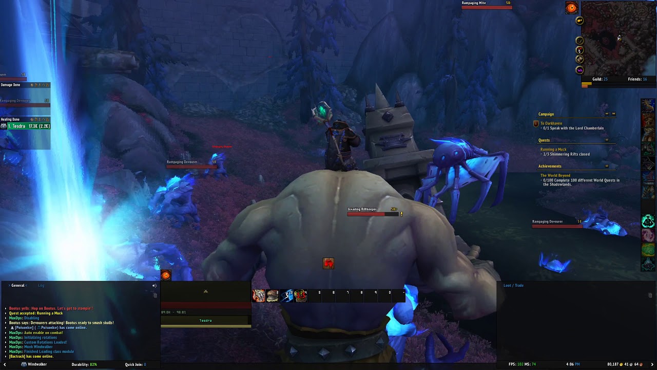 World of Warcraft: Shadowlands | Monk Revendreth Gameplay - YouTube