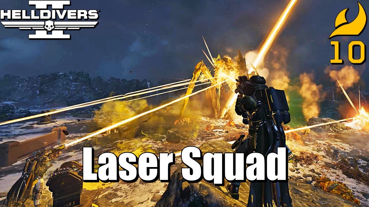 Helldivers 2 | Laser Squad Is So Much Fun! (No commentary Gameplay, Max ...