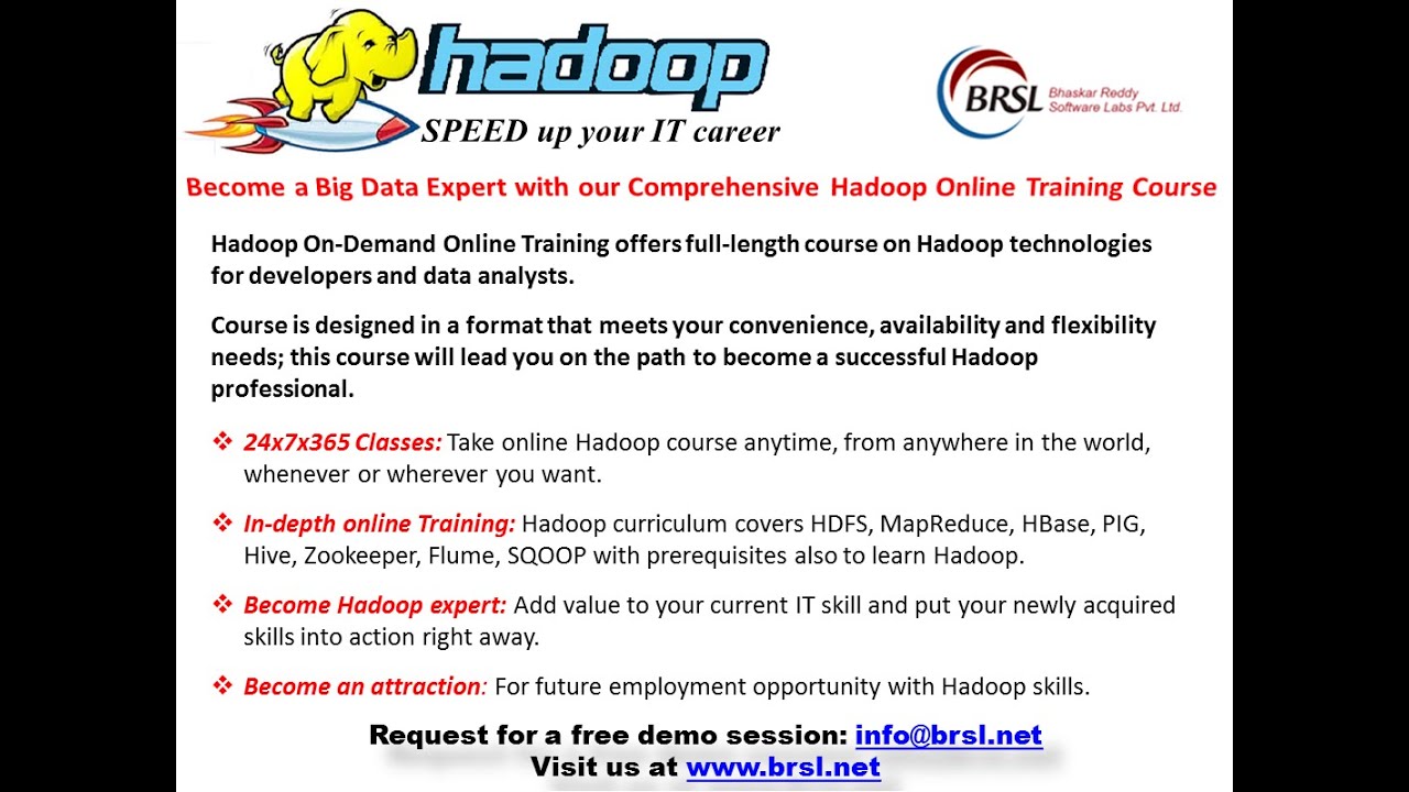 Hadoop Training Hadoop Tutorial Online Hadoop Training Youtube 9510