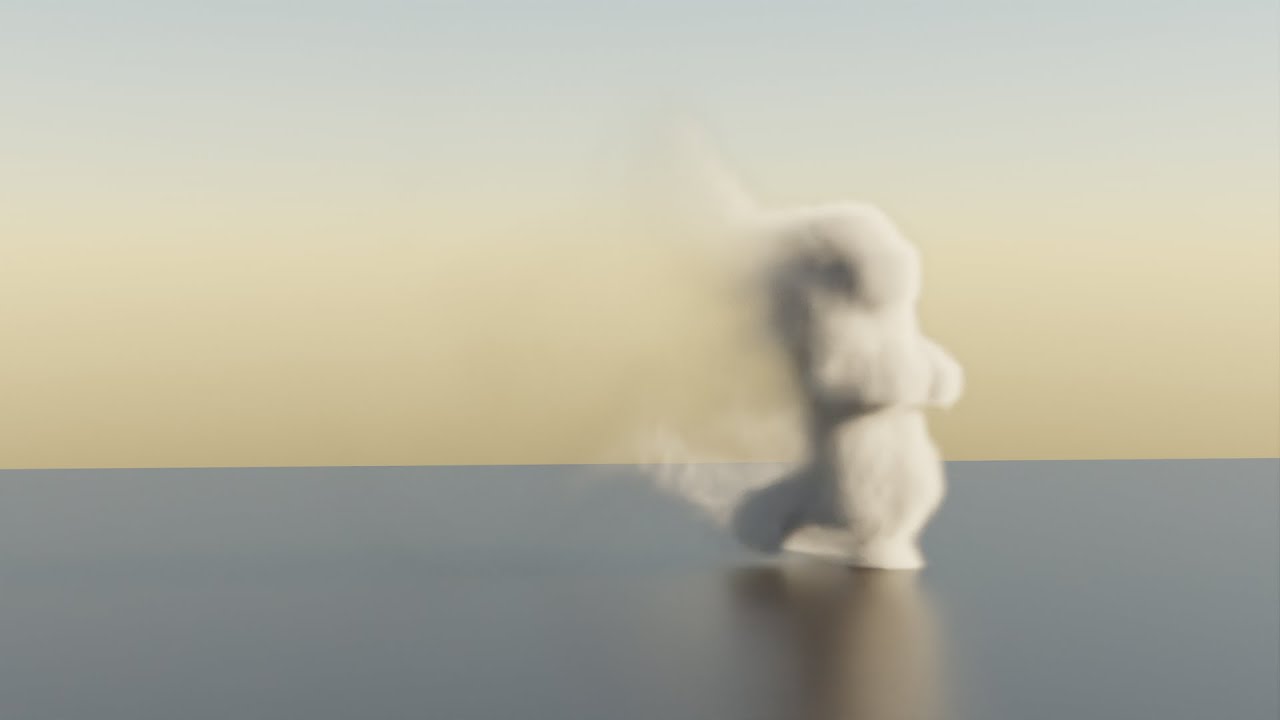 Smoke simulation test - YouTube
