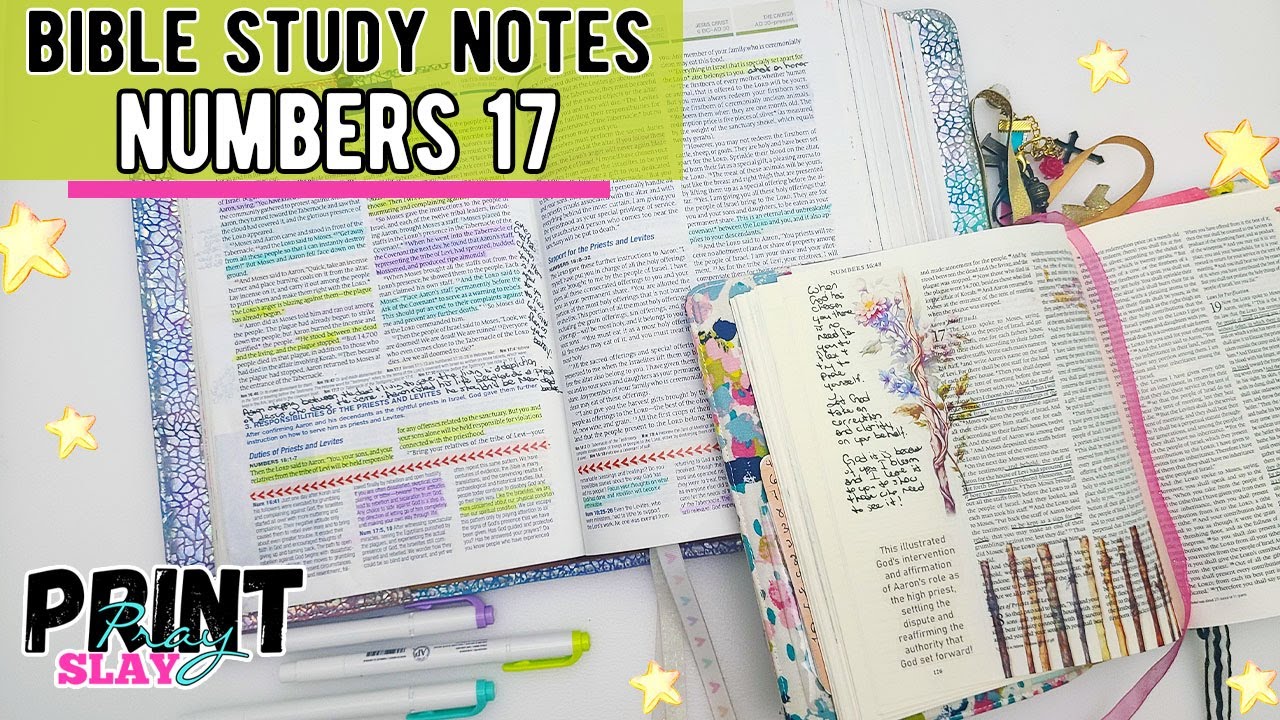 Numbers 17 Bible Study With Me - Cookies and Christ and Bible ...