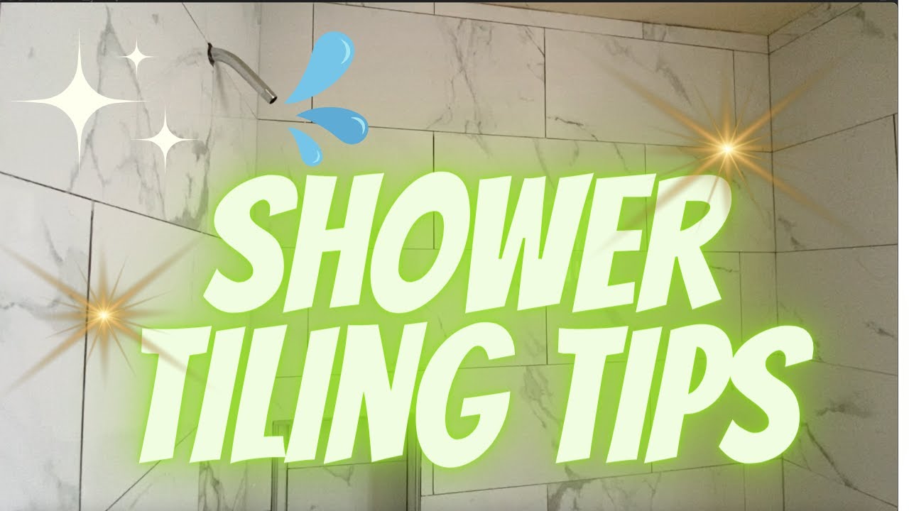 INSTALLING TILE IN A BATHROOM SHOWER FINAL STAGES BEAUTIFUL - YouTube
