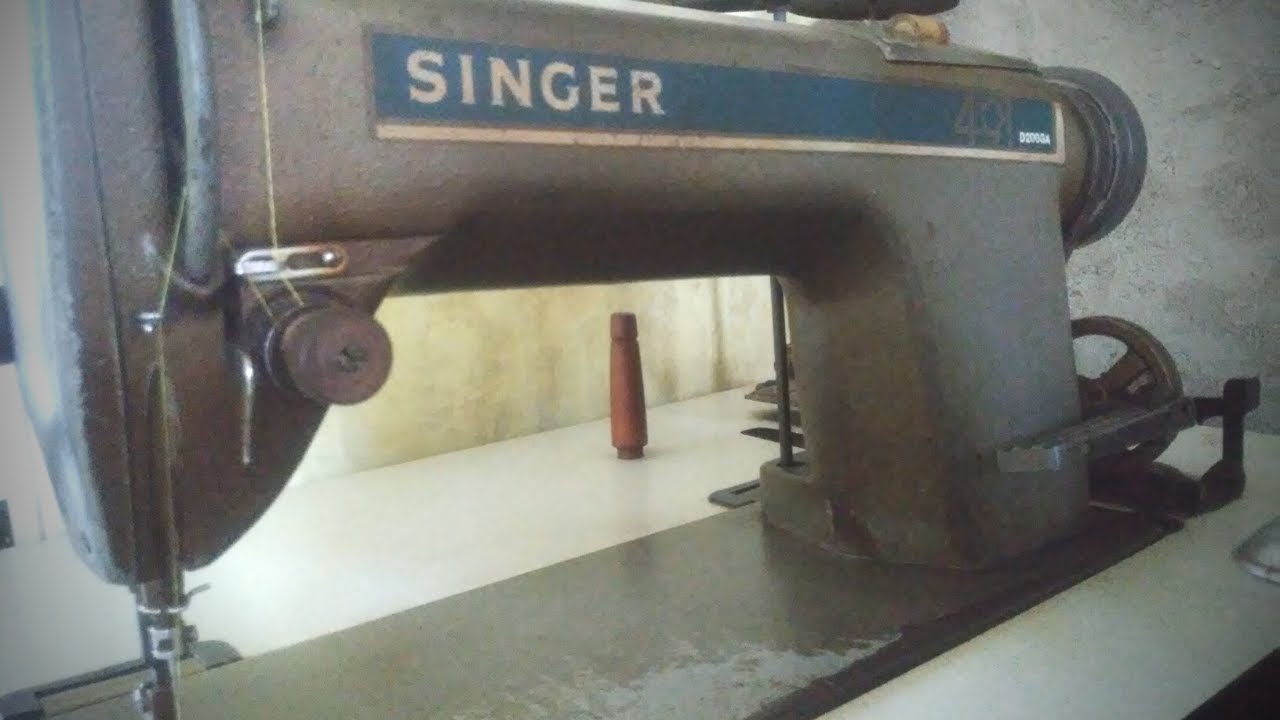 MAQUINA SINGER INDUSTRIAL 491 - YouTube