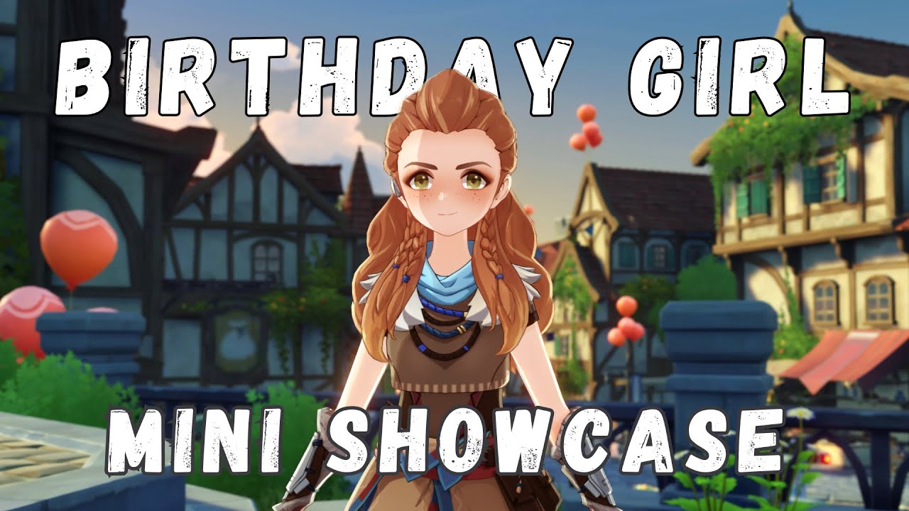 Aloy mini Showcase for her birthday | Genshin Impact - YouTube