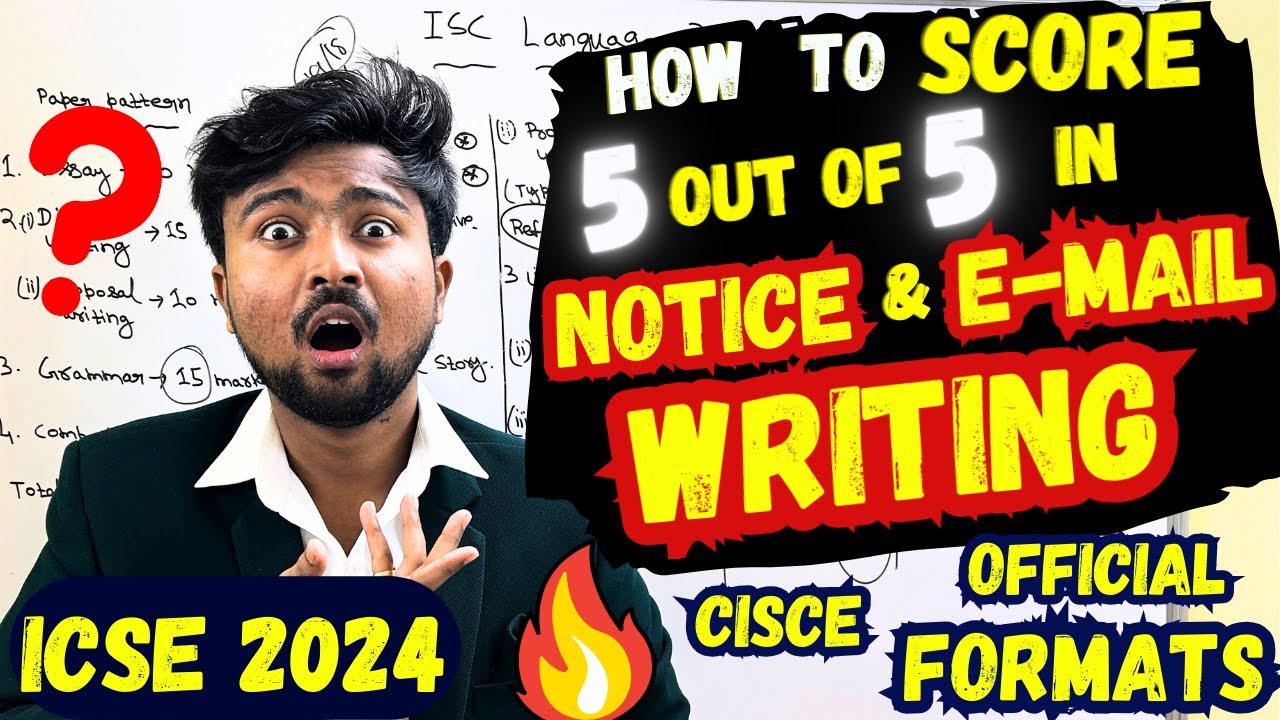 ICSE 2024: What is the Official Format of Notice & E-mail Writing? How ...
